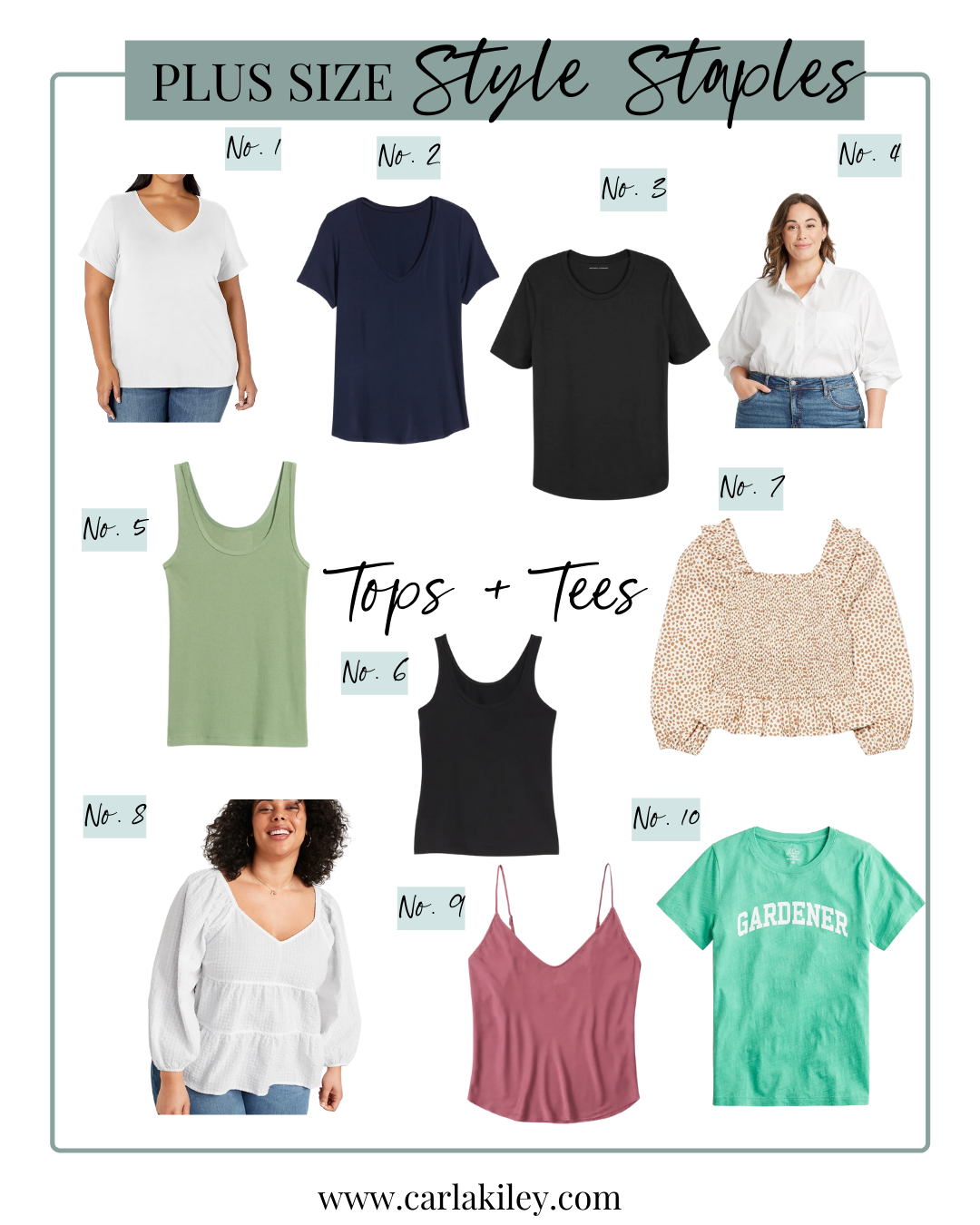 10 Plus Size Spring Tops You Need - www.carlakiley.com
