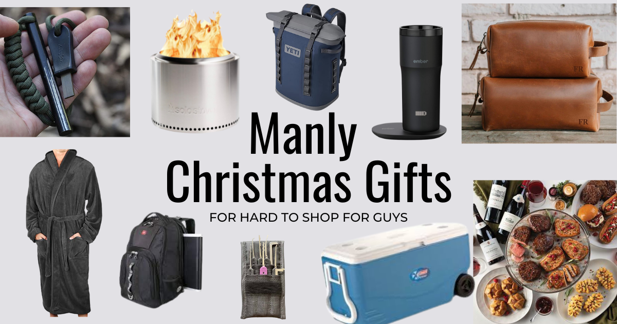Manly Christmas Gifts for Hard to Shop for Guys